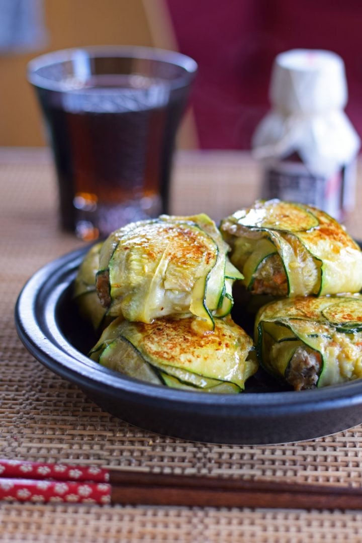 Japanese Zucchini Recipe (Gyoza Dumplings) - eyes and hour