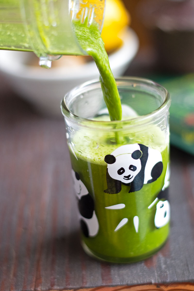 Green Tea Shot (with Matcha/ Non-alcoholic) - eyes and hour