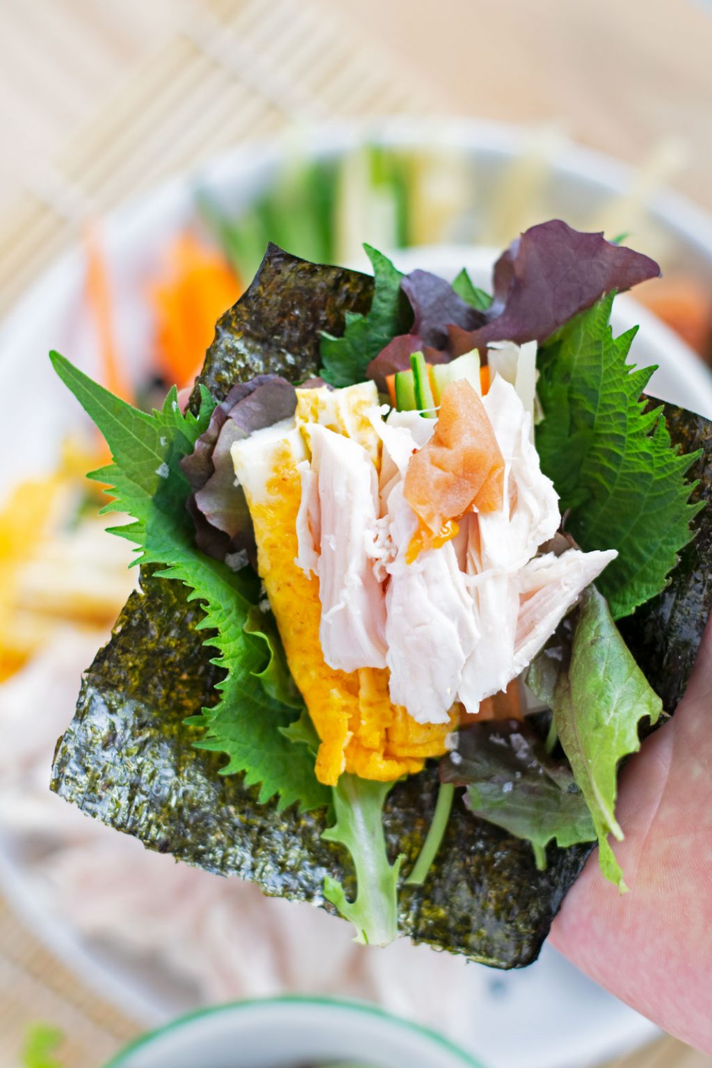 Seaweed Wrap – Temaki Hand Roll (Low Carb) - eyes and hour