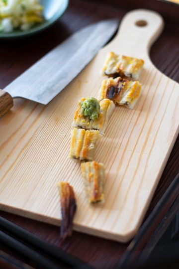 Kizami wasabi recipe - eyes and hour