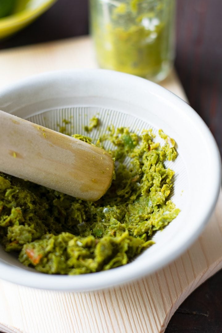 Yuzu kosho recipe (Japanese citrus chili paste) eyes and hour