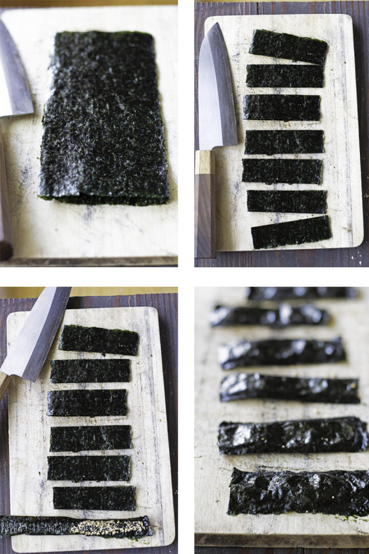 Roasted Seaweed Recipe (Homemade Nori Chips) - eyes and hour