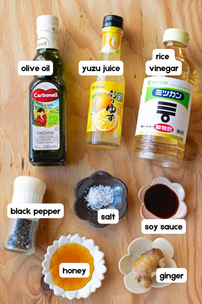 Yuzu Salad Dressing (Bright Japanese Citrus Vinaigrette) | eyes and hour