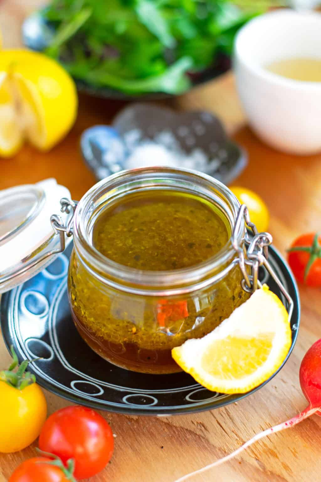Yuzu Salad Dressing (Bright Japanese Citrus Vinaigrette) | eyes and hour